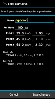 TotalVario: Settings Menu