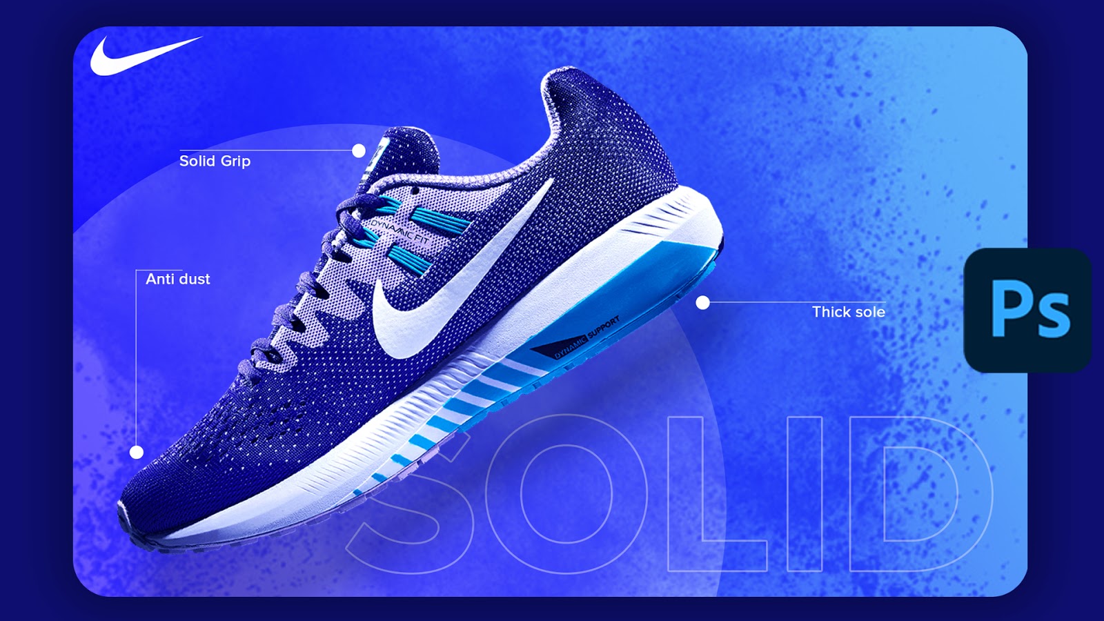 Nike Banner Design - Photoshop Tutorial | Graphic Designing | PFX Graphics