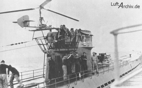 Airplanes in the skies + FAF history: Focke-Achgelis Fa 330 Wagtail