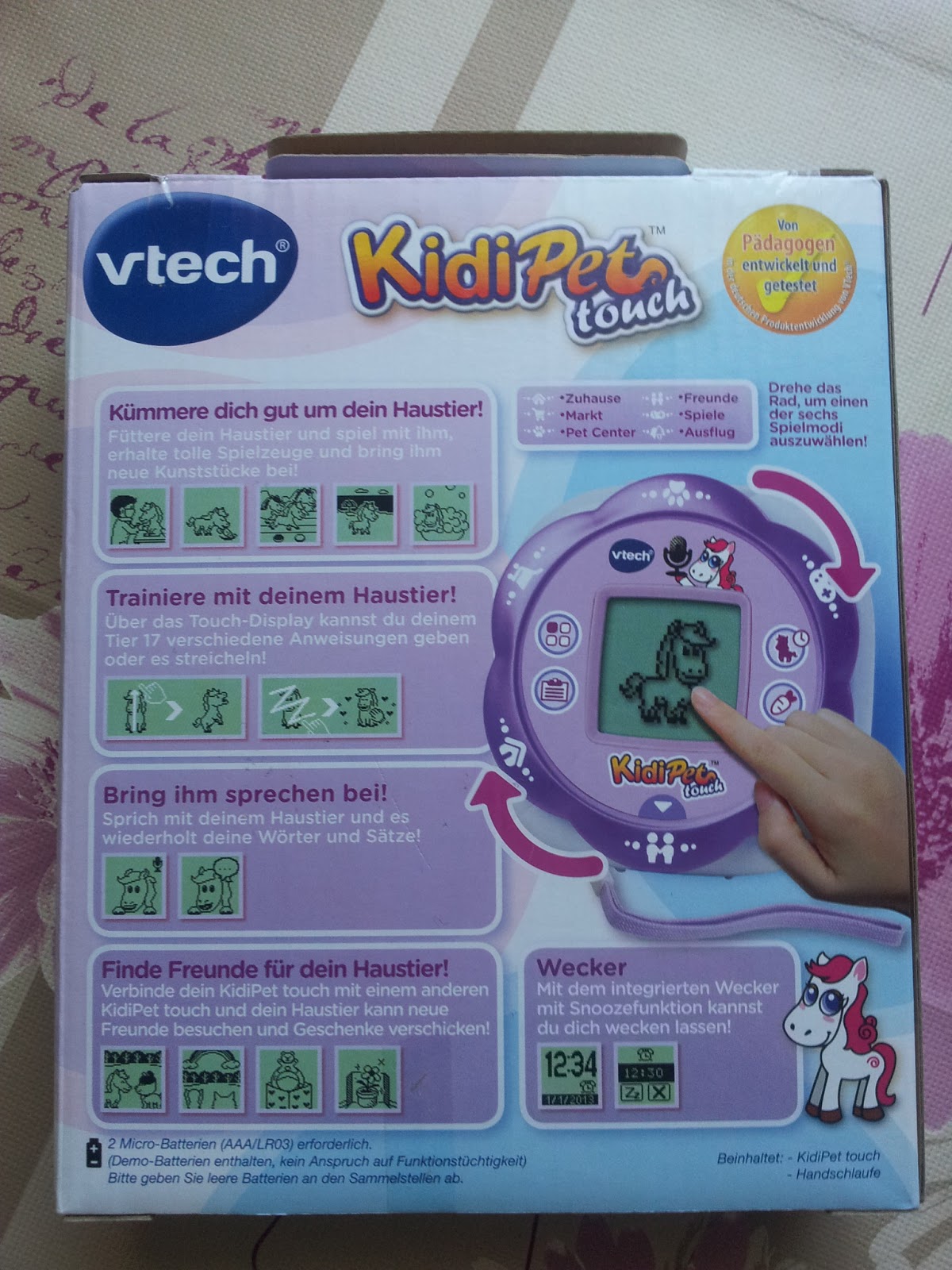 Nadinesweety`s Blog: Produkttest "Vtech Kidipet touch"
