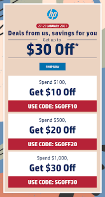 HP Singapore Promo Code | 27 - 29 January 2021 - Adrian Video Image