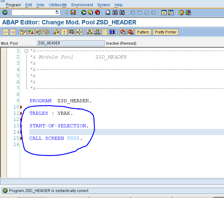 SAP TECH: Module pool programming using SE38