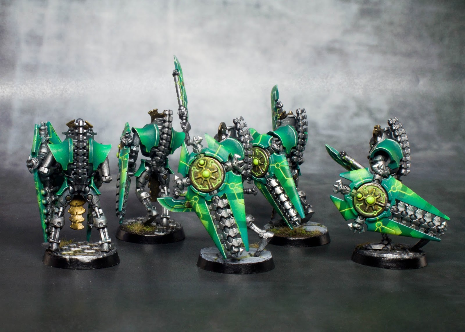 Paint-Forge: Necron Lychguard unit