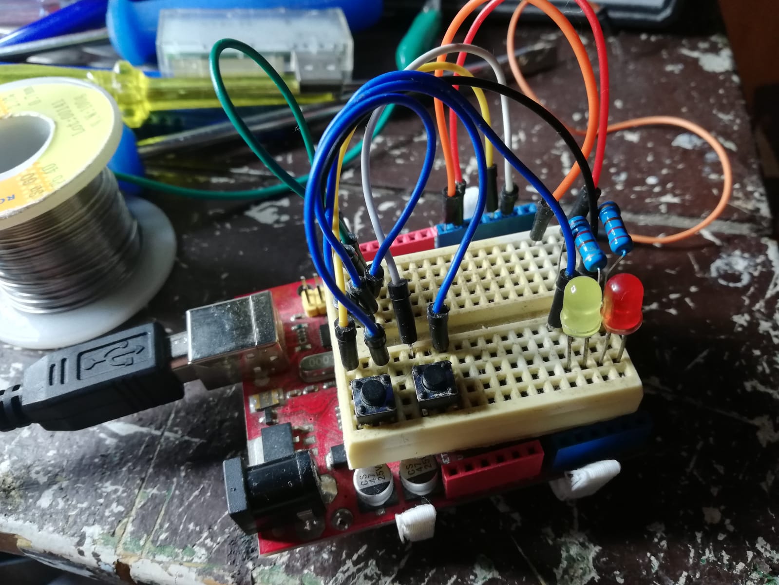 Arduino tehNiq: Flashing led without delay