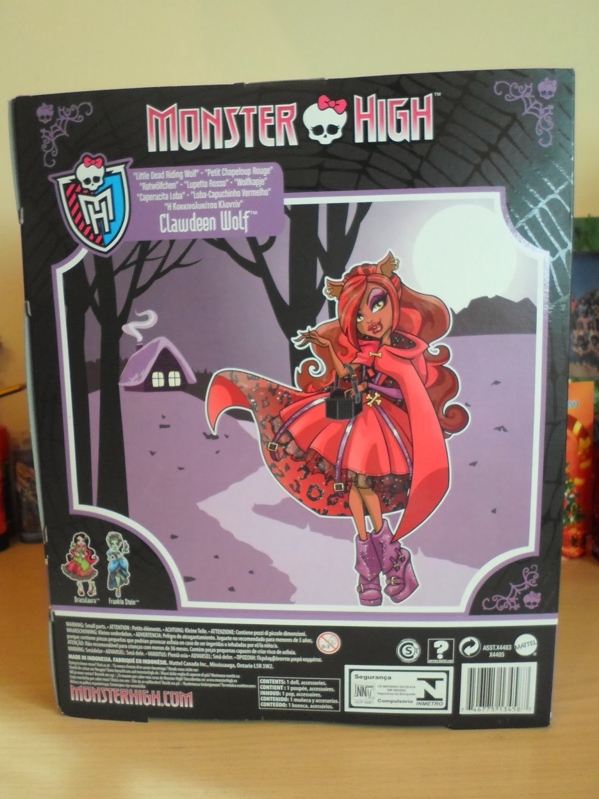 El rincón de mis muñecas: Monster High Clawdeen Wolf Caperucita Loba