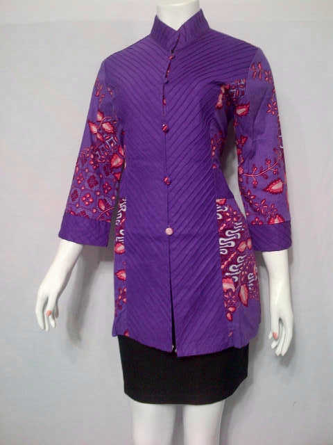 Batik Formal Kombinasi Untuk Baju Kantor | Utita Online Shop
