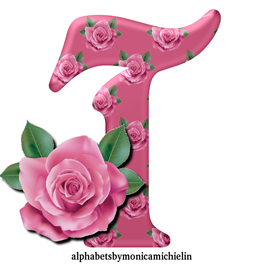 M. Michielin Alphabets: ALFABETO ROSA, ROSE ALPHABET