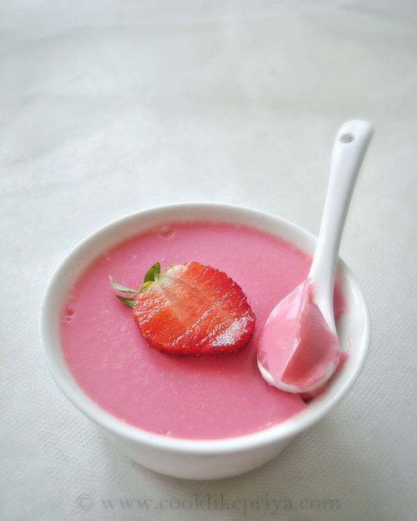 Kumpulan Resep Makanan: Strawberry Silky Pudding