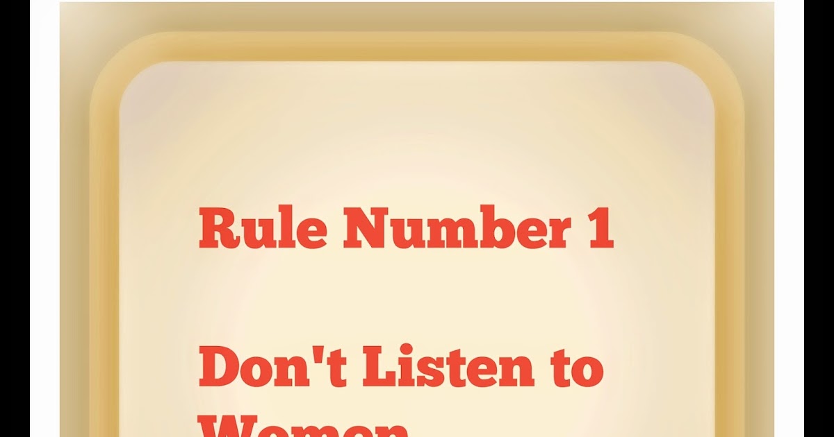 Rule Number 1