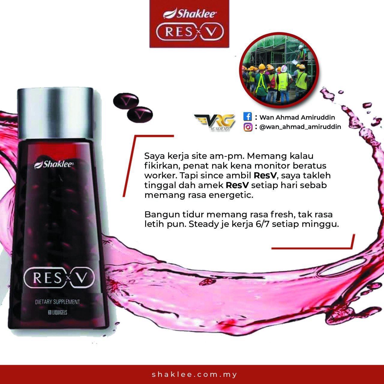 Testimoni ResV Shaklee