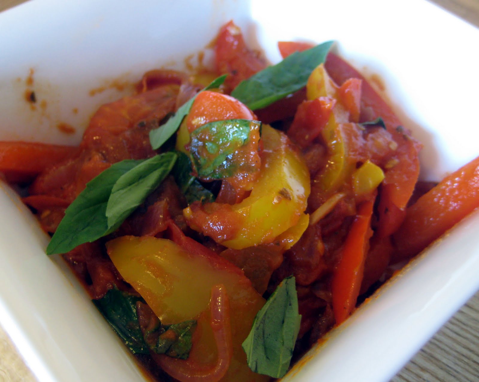 Serena's Medium Rare: Rustic Peperonata