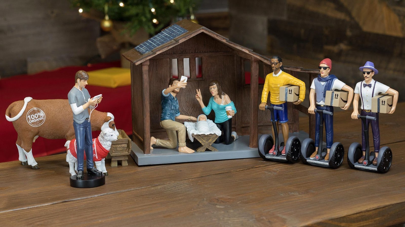 CPI Tino Grandío Bilingual Sections: Original hipster nativity set