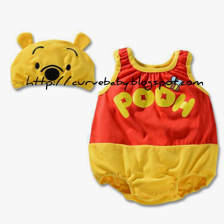 CurVe Baby: Cute Cartoon Character Romper with Cap Set