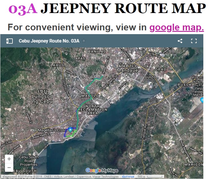 CEBU JEEPNEY ROUTE NO.03A