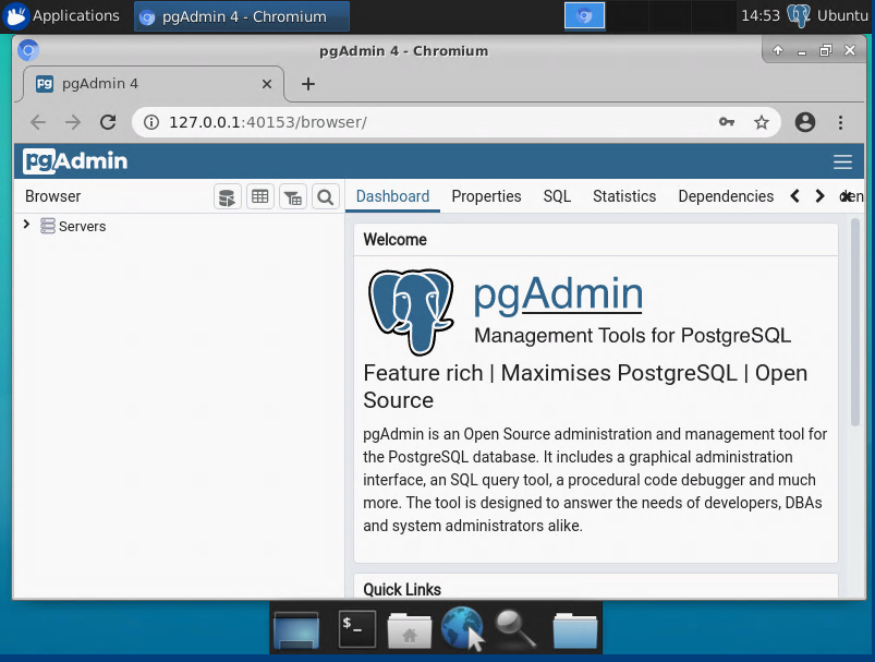 Postgresql And Pgadmin4 Installation On Ubuntu 1804 Lts