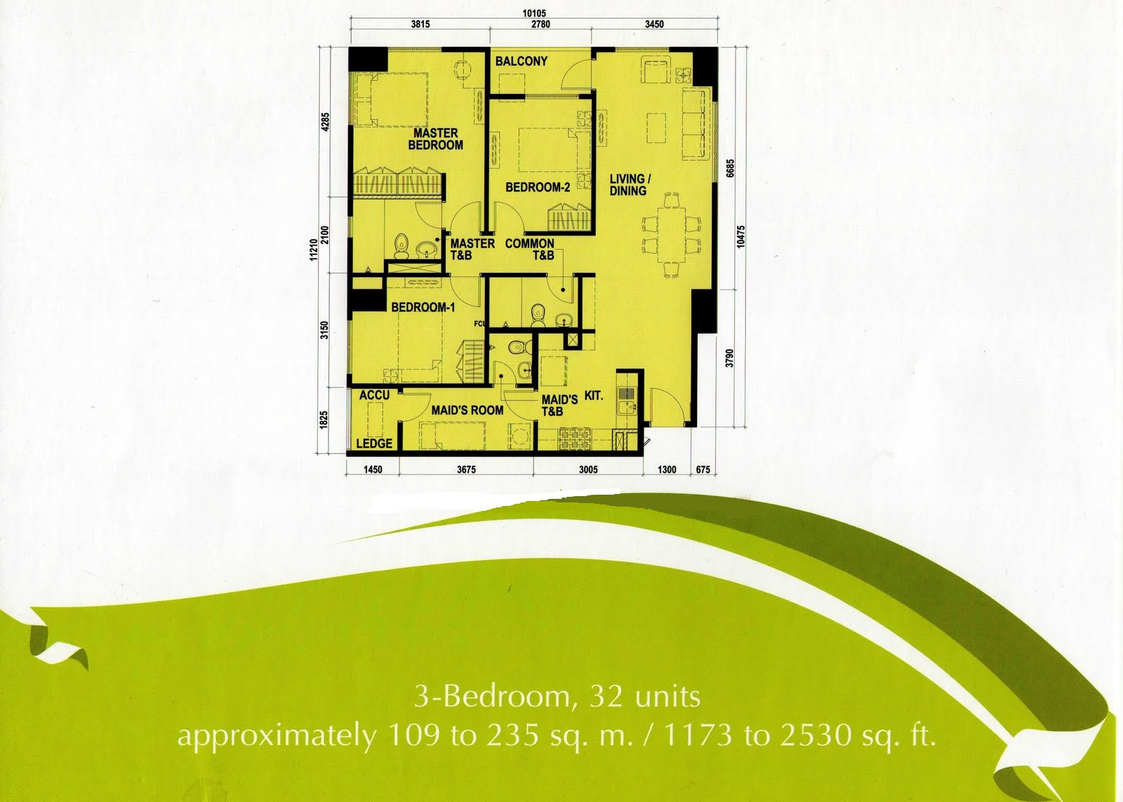 The Meranti at Two Serendra: Unit and Floor Plans