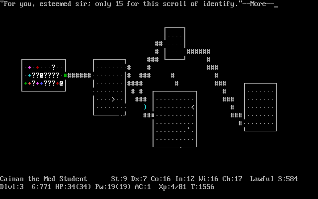 The CRPG Addict: NetHack: Documentation