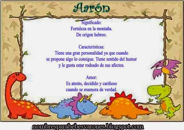 SIGNIFICADO DE NOMBRE AARÓN - NOMBRES BÍBLICOS : NOMBRES PARA BEBES ...