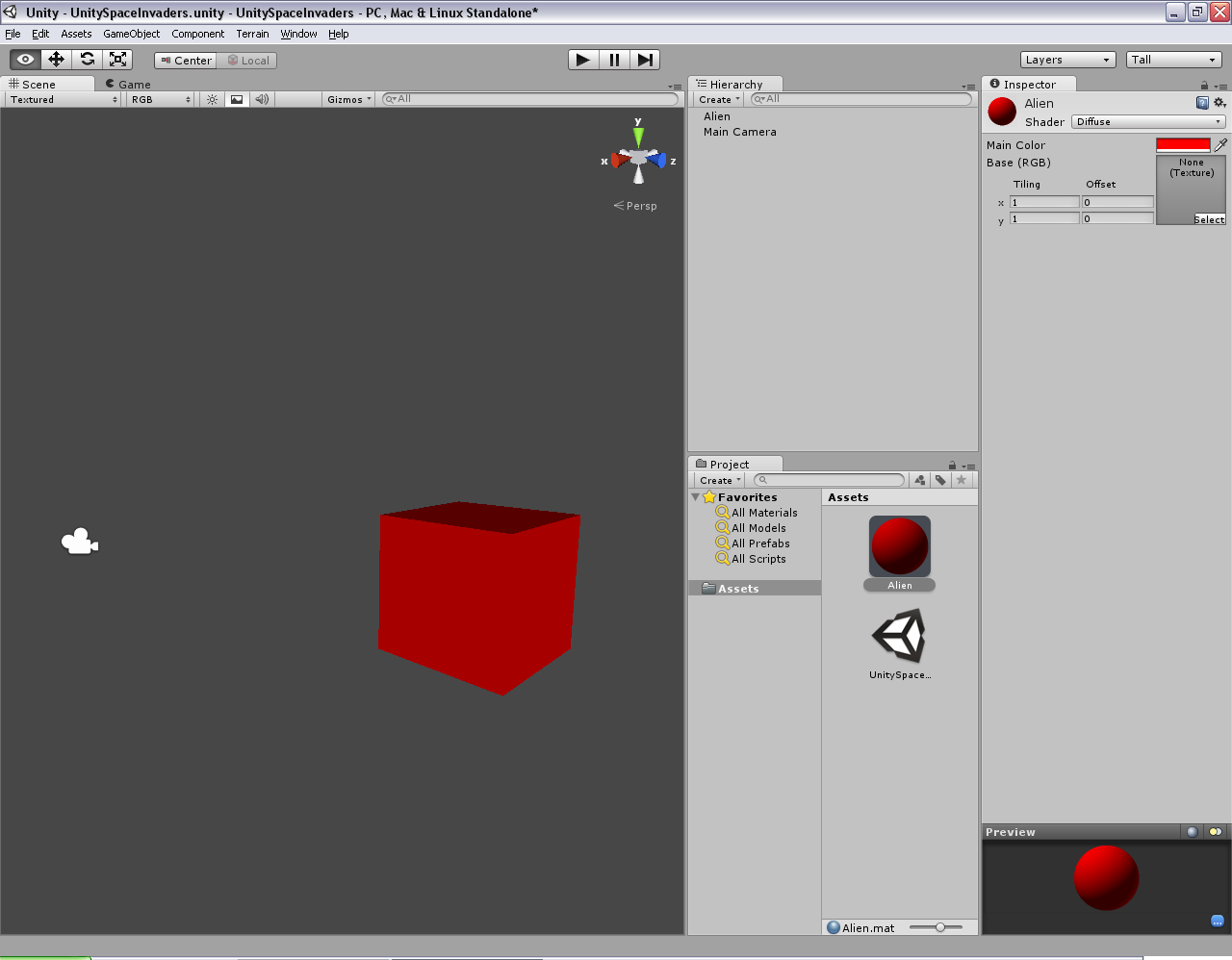 Programmer's Ranch: Unity3D: Space Invaders (Part 1 - Navigation and ...