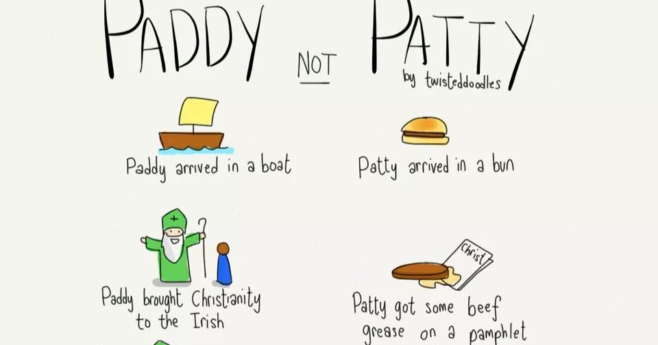 Incidentally: Paddy -v- Patty, and the joy of acceptance