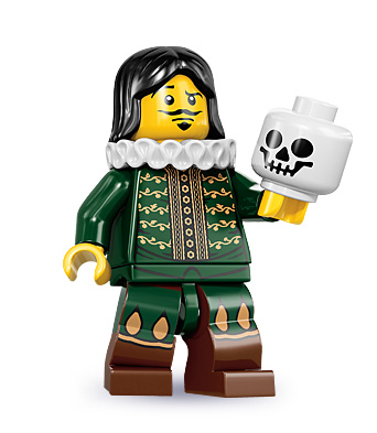 My Shakespeare Year: Day 130: Aww...look at the cute lil skull! Hamlet Lego