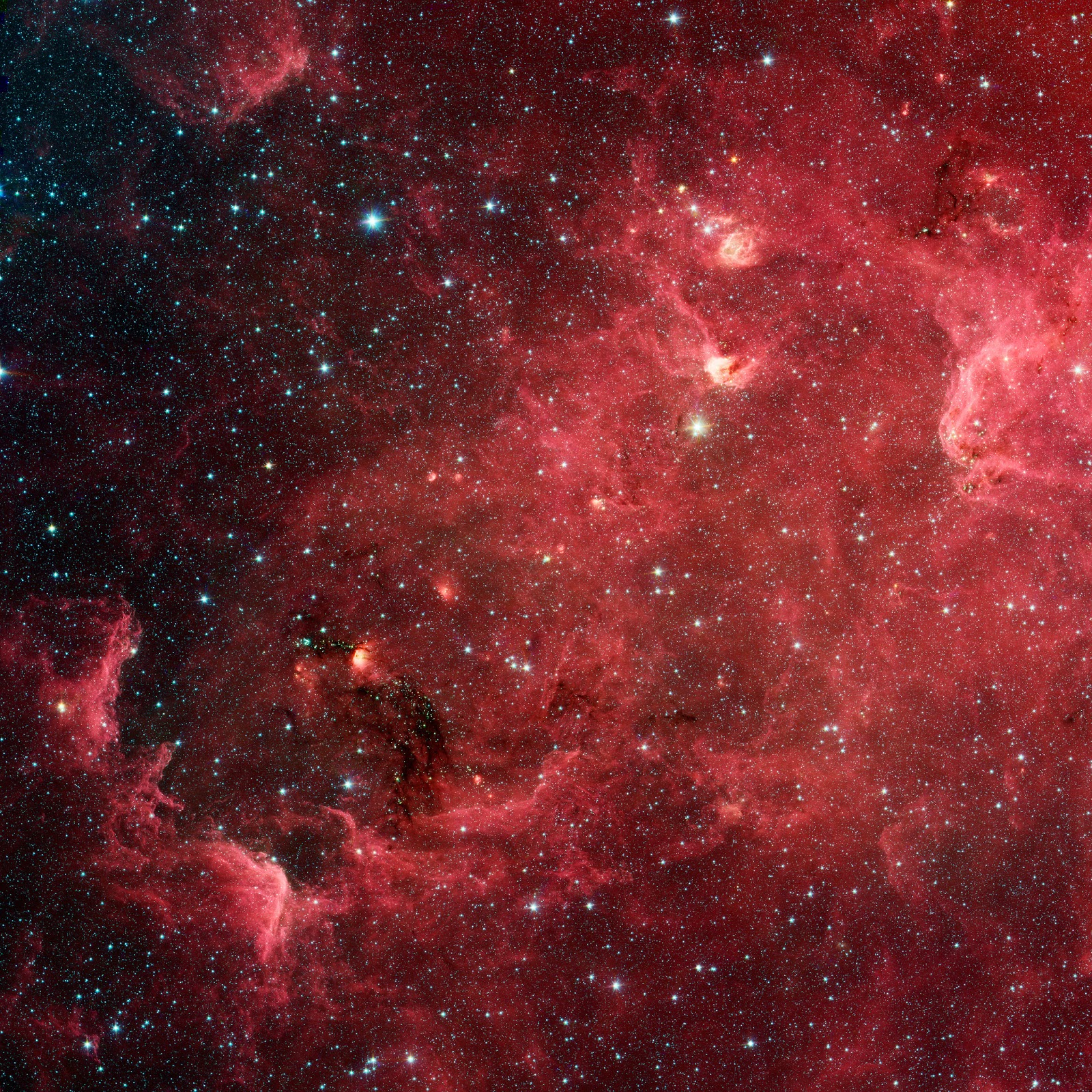 The North America Nebula in Infrared | Earth Blog