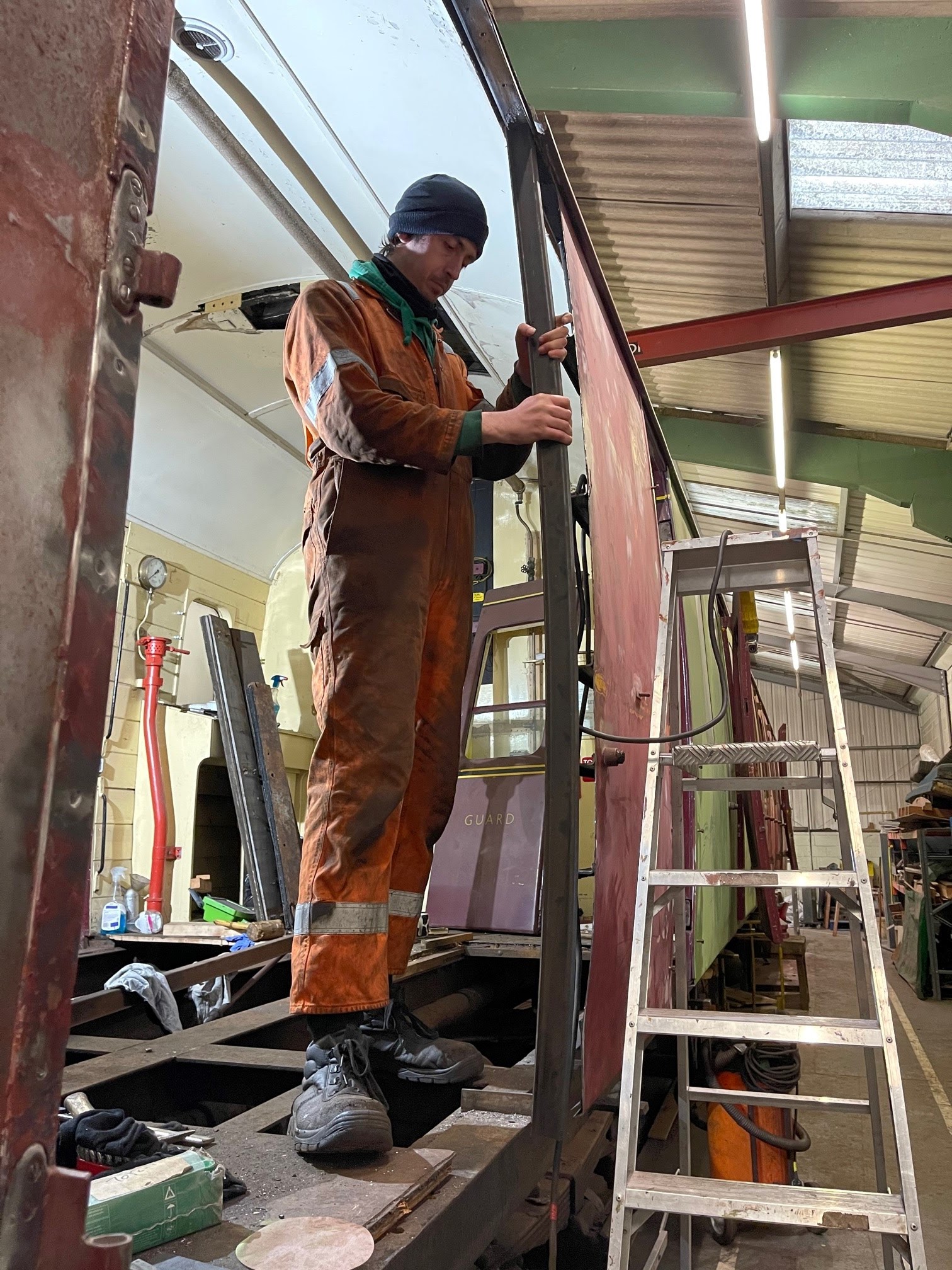 North Tyneside Steam Railway: Brake coach No.E43172 update