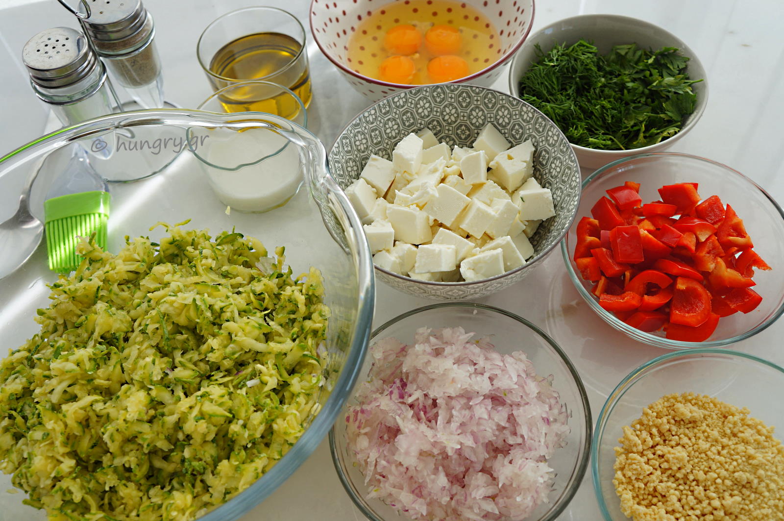 Kitchen Stories: Zucchini Pie with Frumenty & Feta Cheese