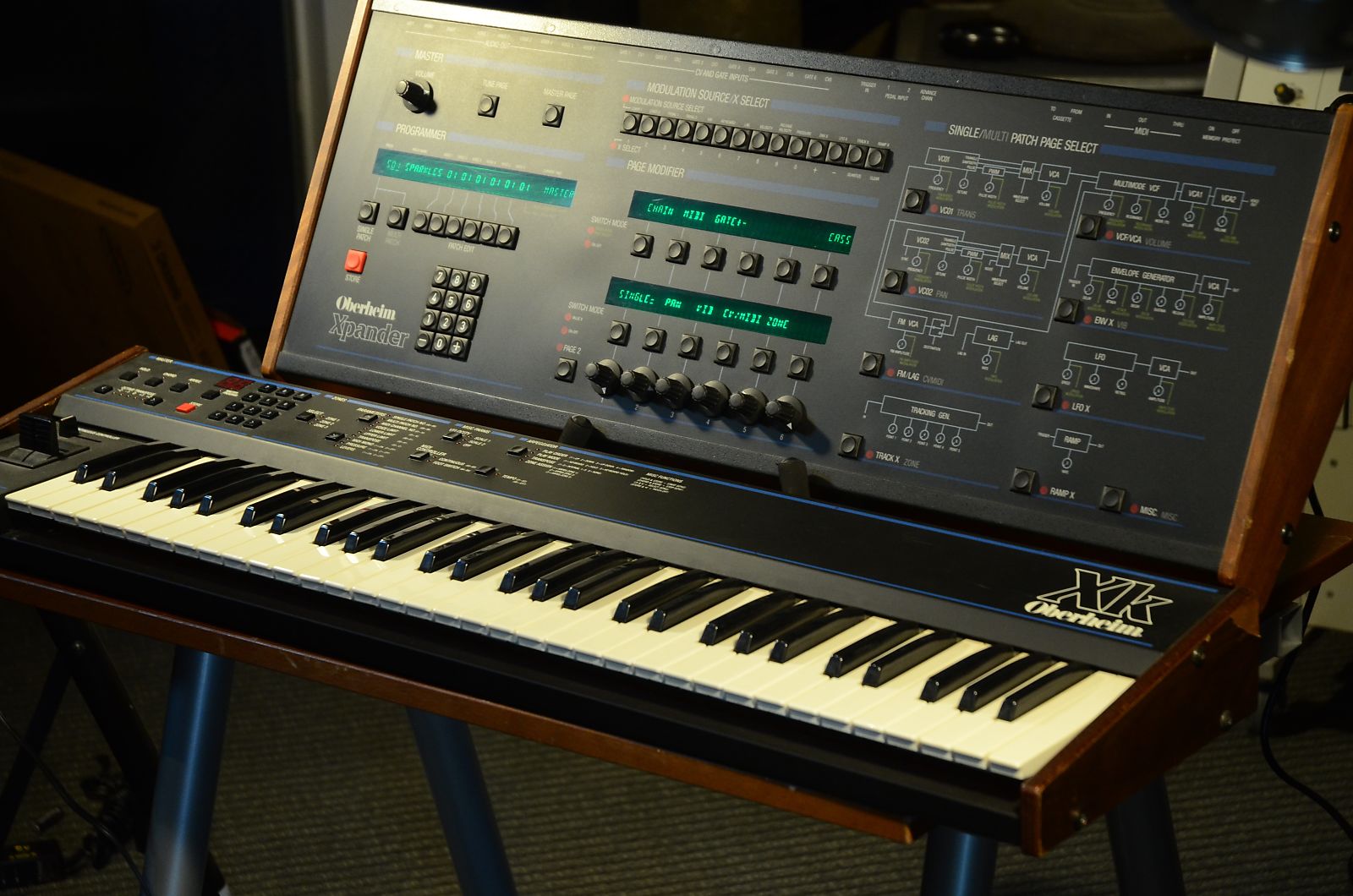 MATRIXSYNTH: Oberheim Expander w/ Xk Midi controller SN G42618