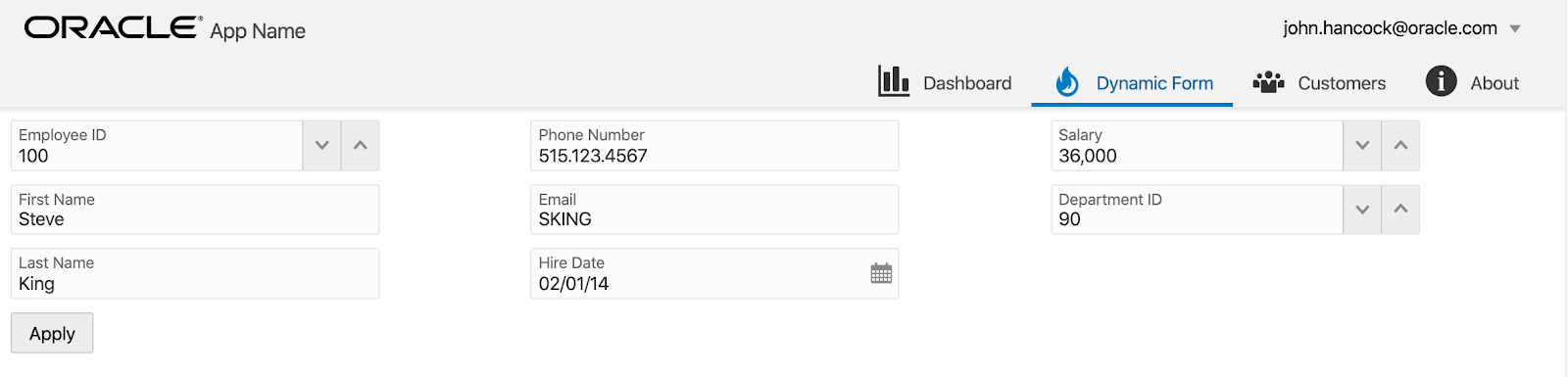 Andrej Baranovskij Blog Building Dynamic Ui Form With Oracle Jet