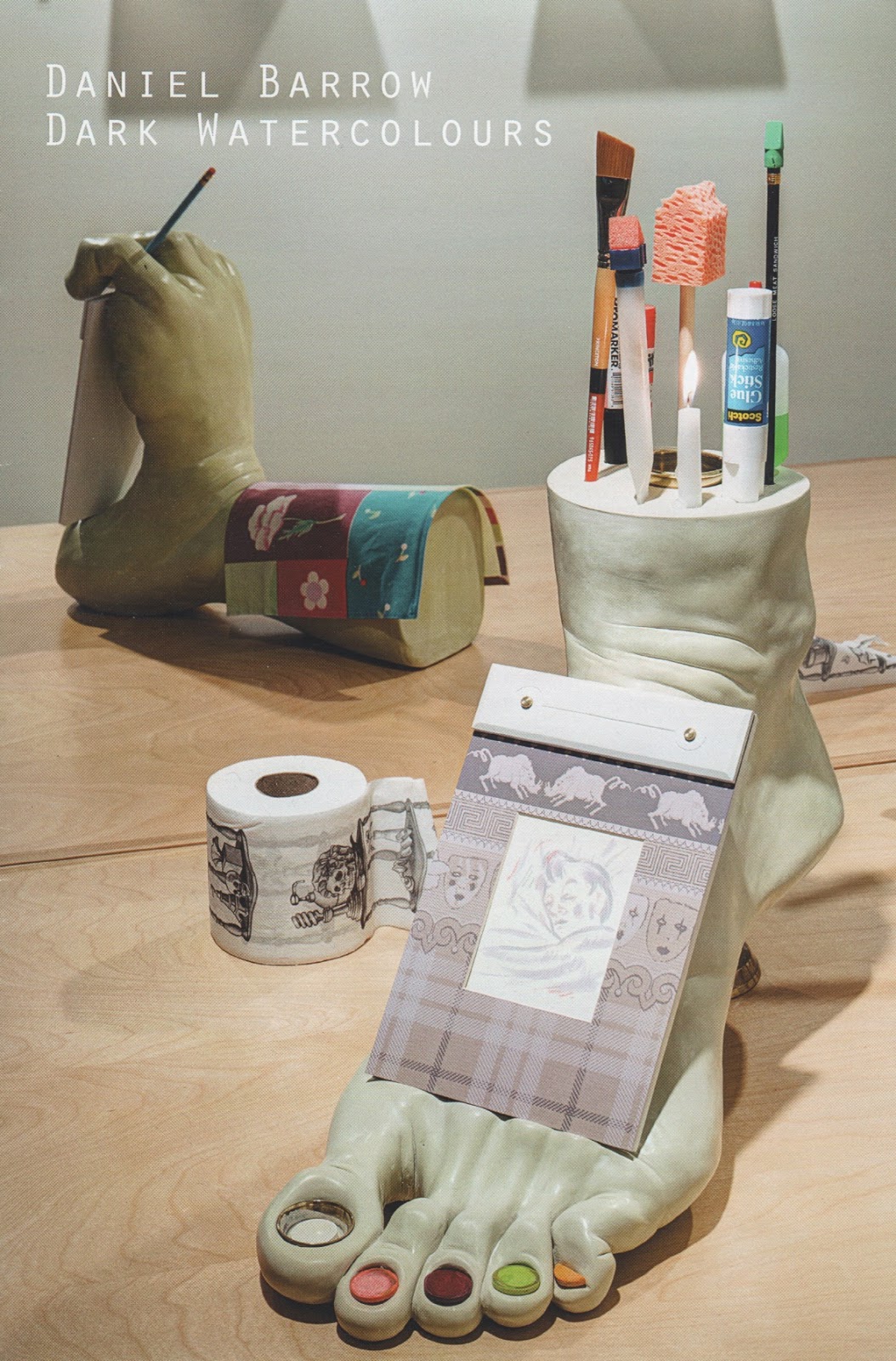 Artists' Books and Multiples: Daniel Barrow || Dark Watercolours