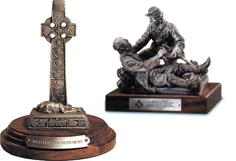 Building Collector: Military Memorial Statue Souvenir Replicas