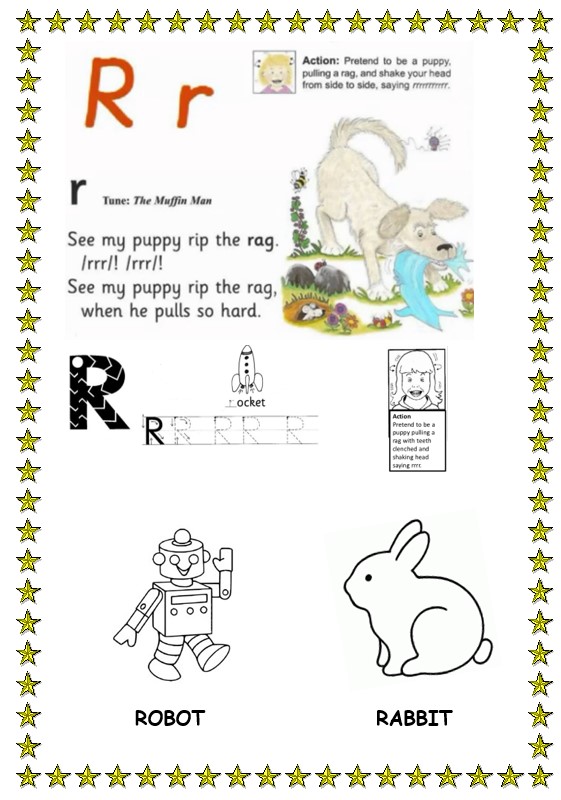 BRIT GALO PONTE: JOLLY PHONICS R