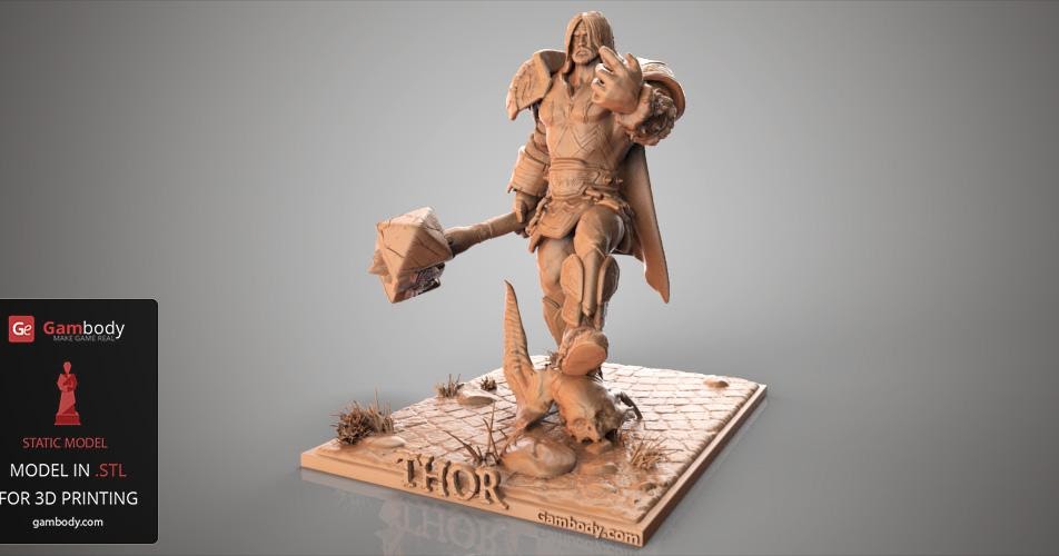 Thor Model for 3D Printing | 3D Models by Lambert Designer