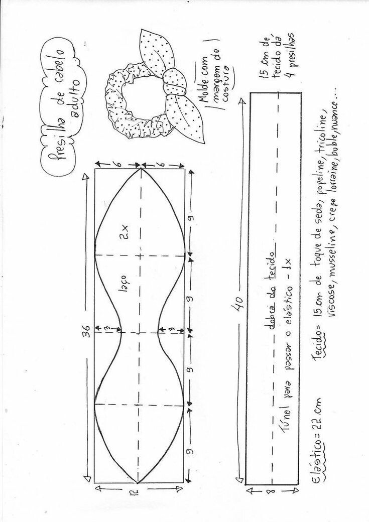55 Moldes de Laços para Feltro e Eva - Feltro e moldes para artesanato