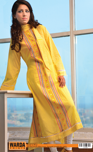 Warda Ready To Wear Lawn Dresses 2014 | Warda Designer Lawn Summer ...