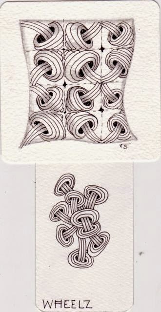 An Artist Labyrinth: Ginny Stiles CZT: Zentangle Challenge: Mixing it up