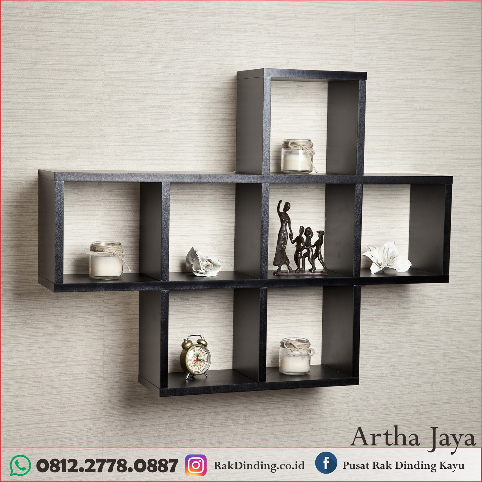 Rak Dinding Ambalan, Rak Dinding Dari Kayu, Rak Dinding Gantung, Rak ...