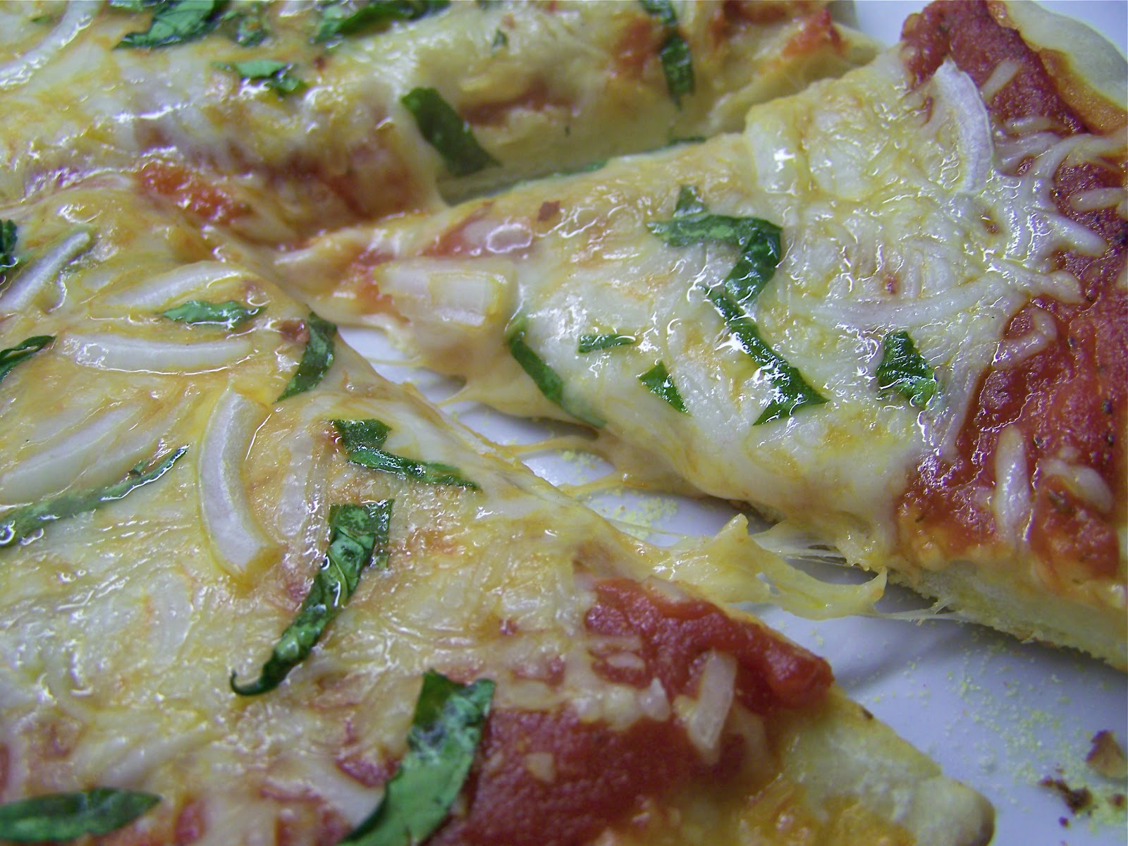 Little Mommy, Big Appetite: Grilled Pizza with Garlic Herb Crust