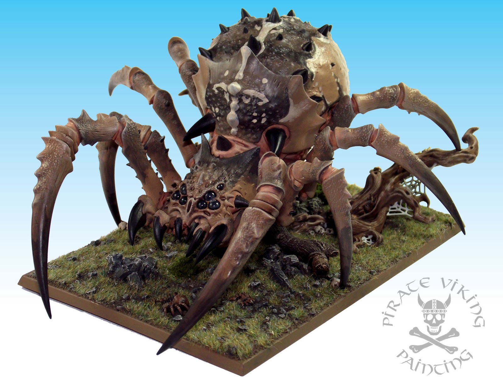 Pirate Viking Painting: Arachnaroknophobia