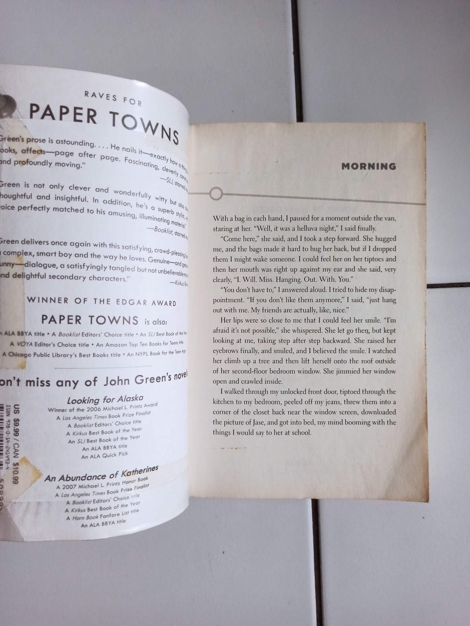 Novel Import Bekas Paper Towns by John Green | Aksiku Toko Buku Bekas ...