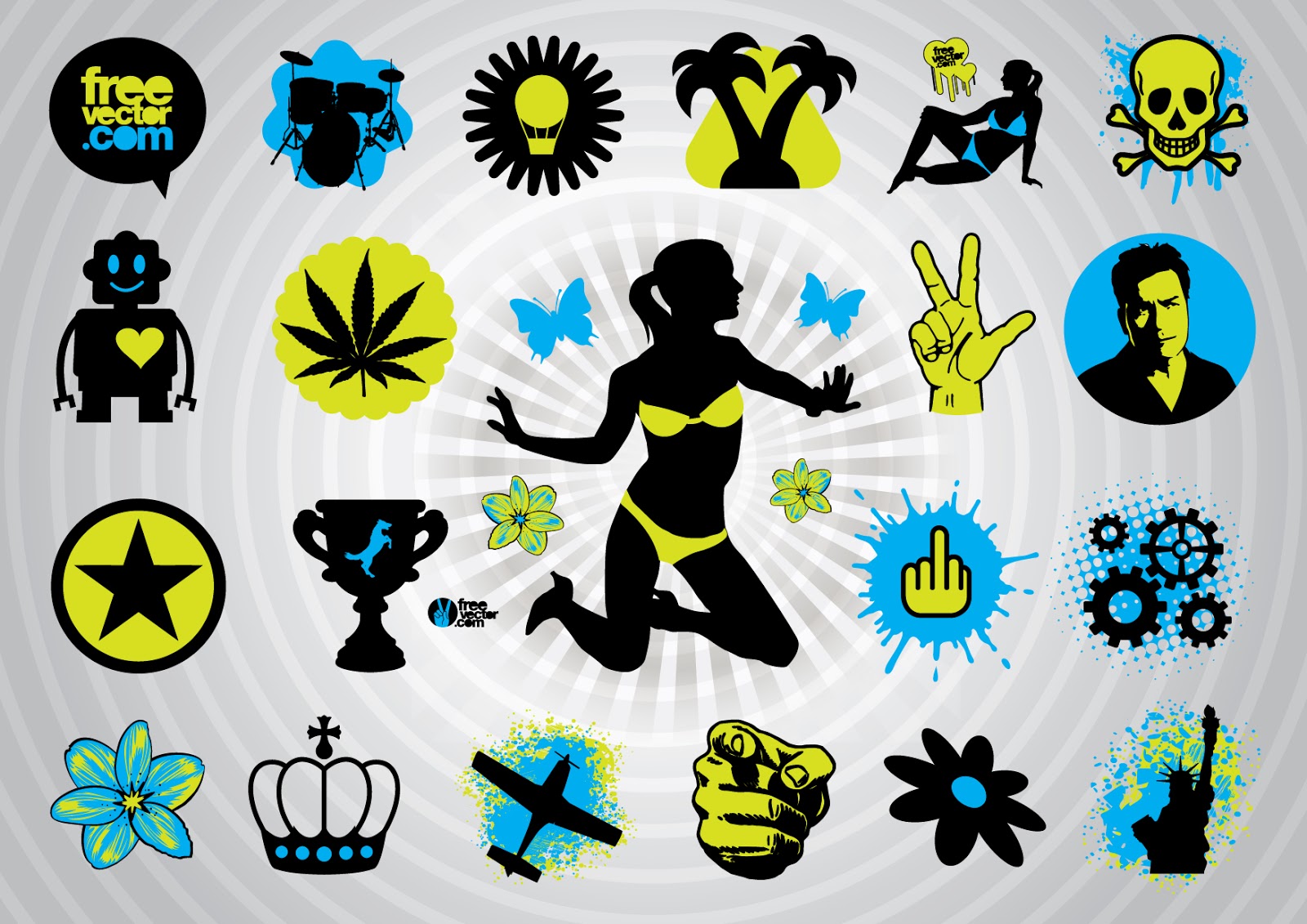 Free Vector Art Set ~ vector graphic free downloads.