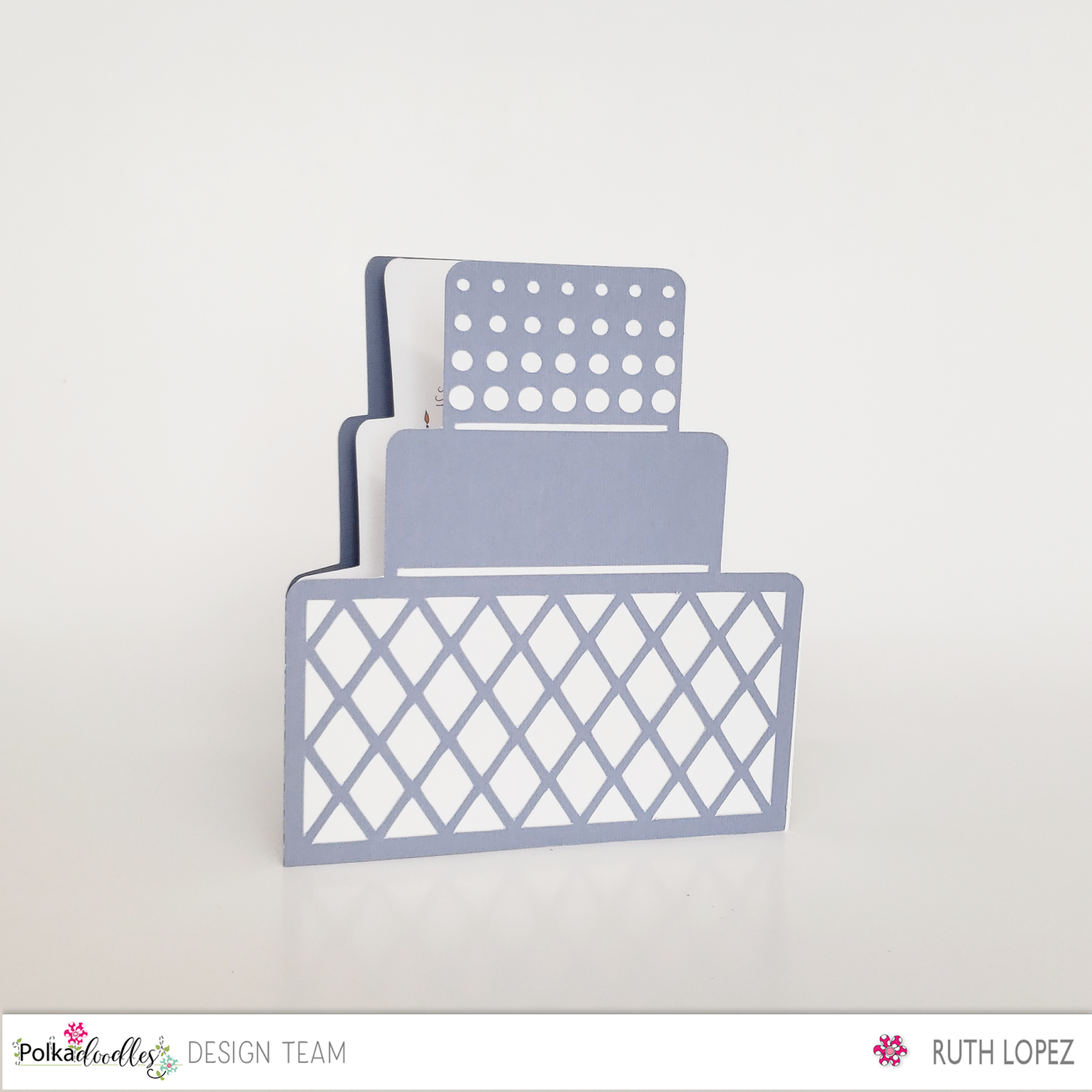 My hobby My Art: Cake shaped birthday card