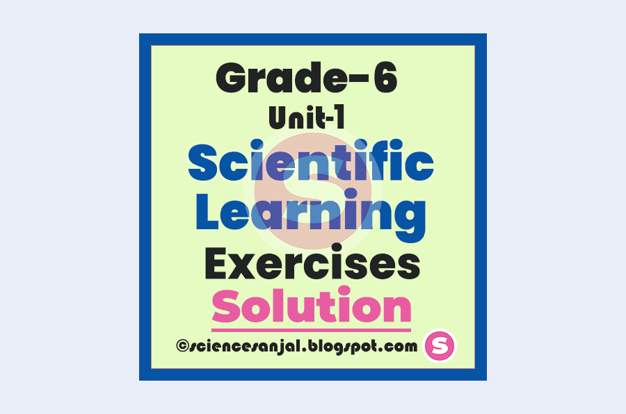 Grade 6 | Science and Technology Notes of Unit 1 - Scientific Learning ...