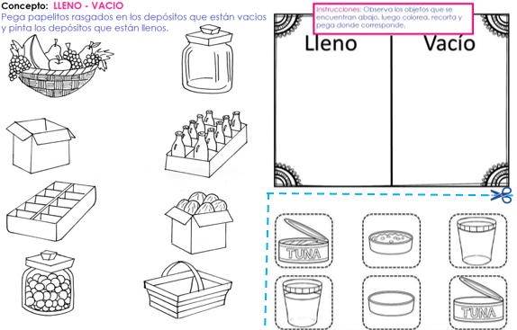 CONTINUEMOS APRENDIENDO PREPARATORIA "A"2021: ACTIVIDAD LLENO - VACIO ...