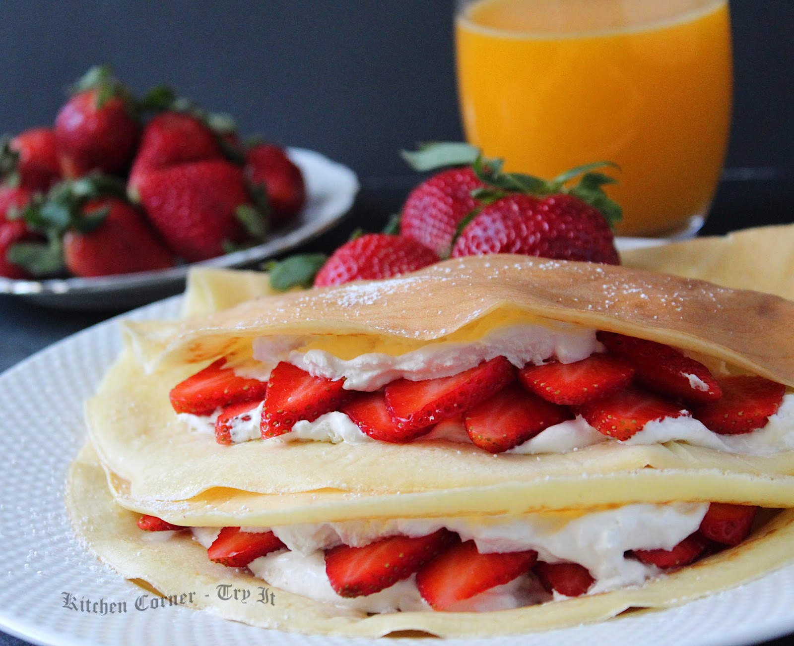 Strawberry Crepes