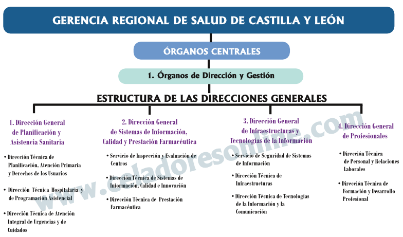 CELADORES ONLINE de INSTITUCIONES SANITARIAS: ORGANIGRAMA ACTUALIZADO DE LA CONSEJERÍA DE ...