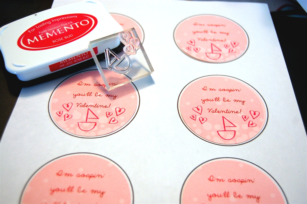 Soapin' you'll be my Valentine - Neat and Tangled