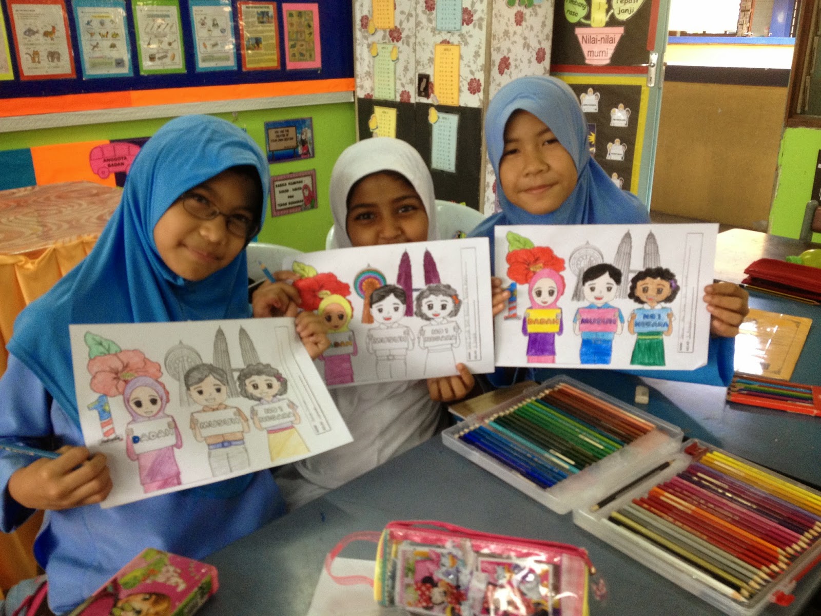 1 MALAYSIA MEMBANTERAS DADAH: PERTANDINGAN MEWARNA POSTER PPDA TAHAP 1 2015