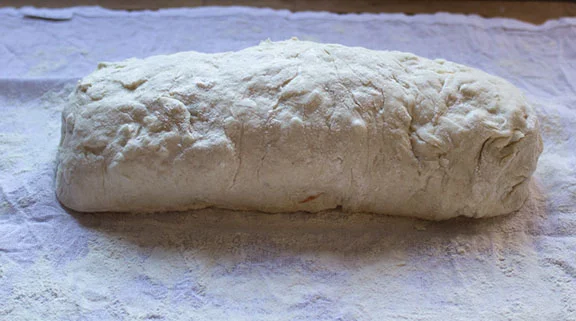 Bacon and Onion Roly Poly Pudding | A Glug of Oil